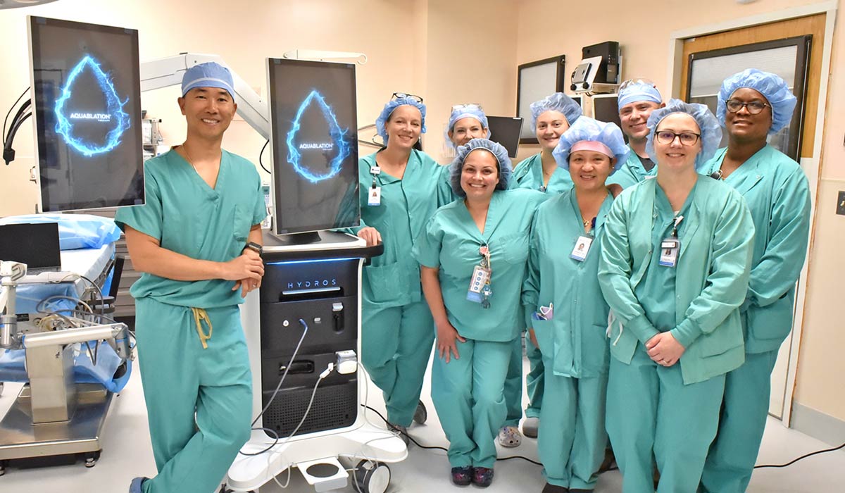 Hospital offers new treatment for benign prostatic hyperplasia